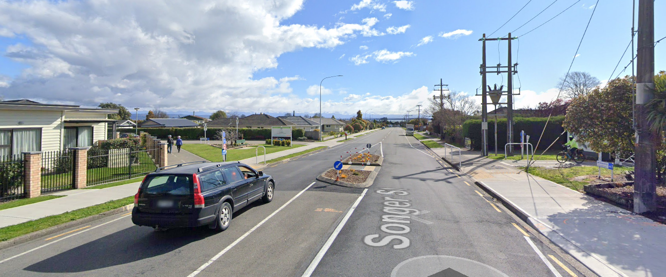 Songer Street raised crossing | Shape Nelson