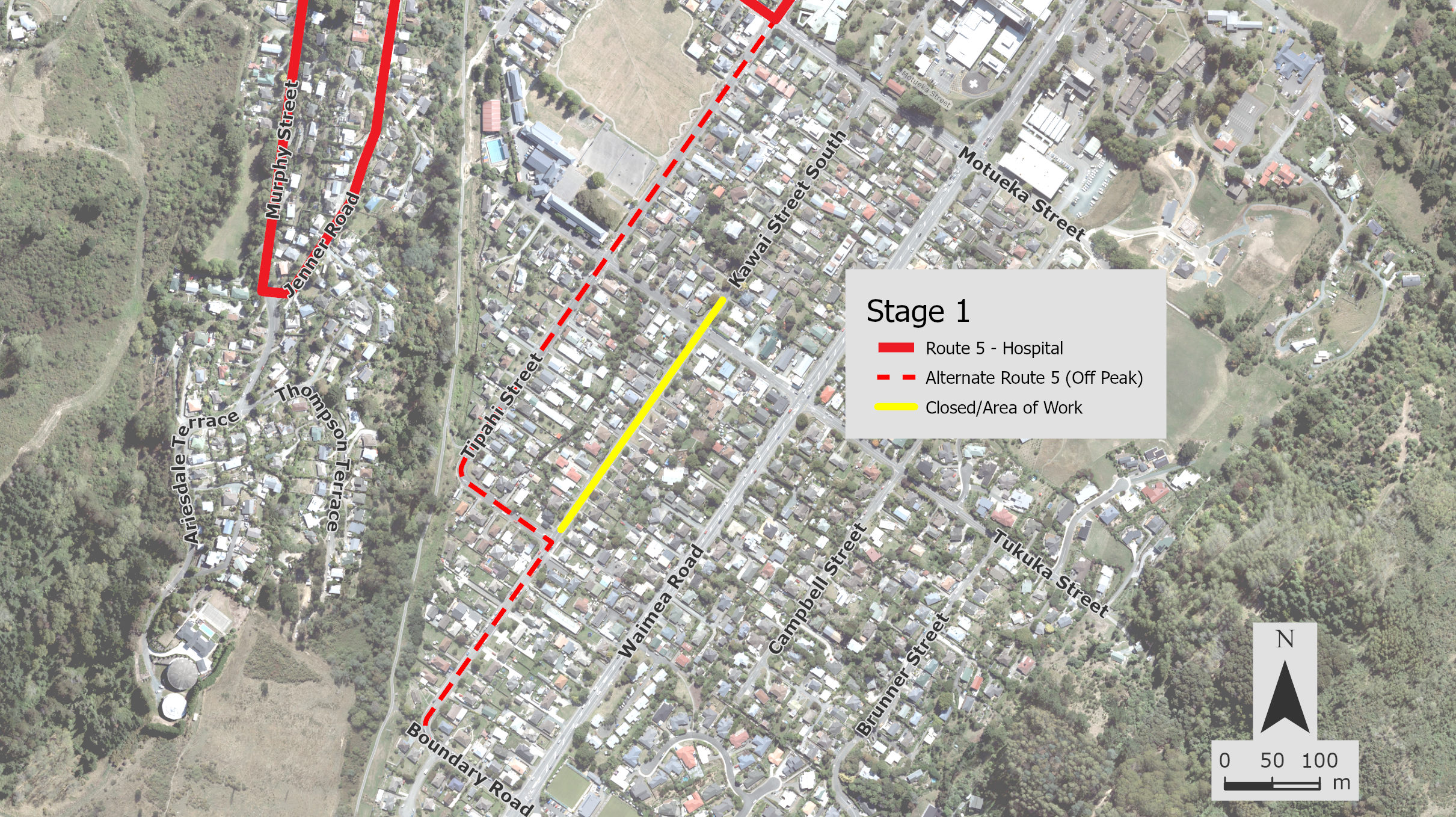 Bus route updates | Innovating Streets | Shape Nelson