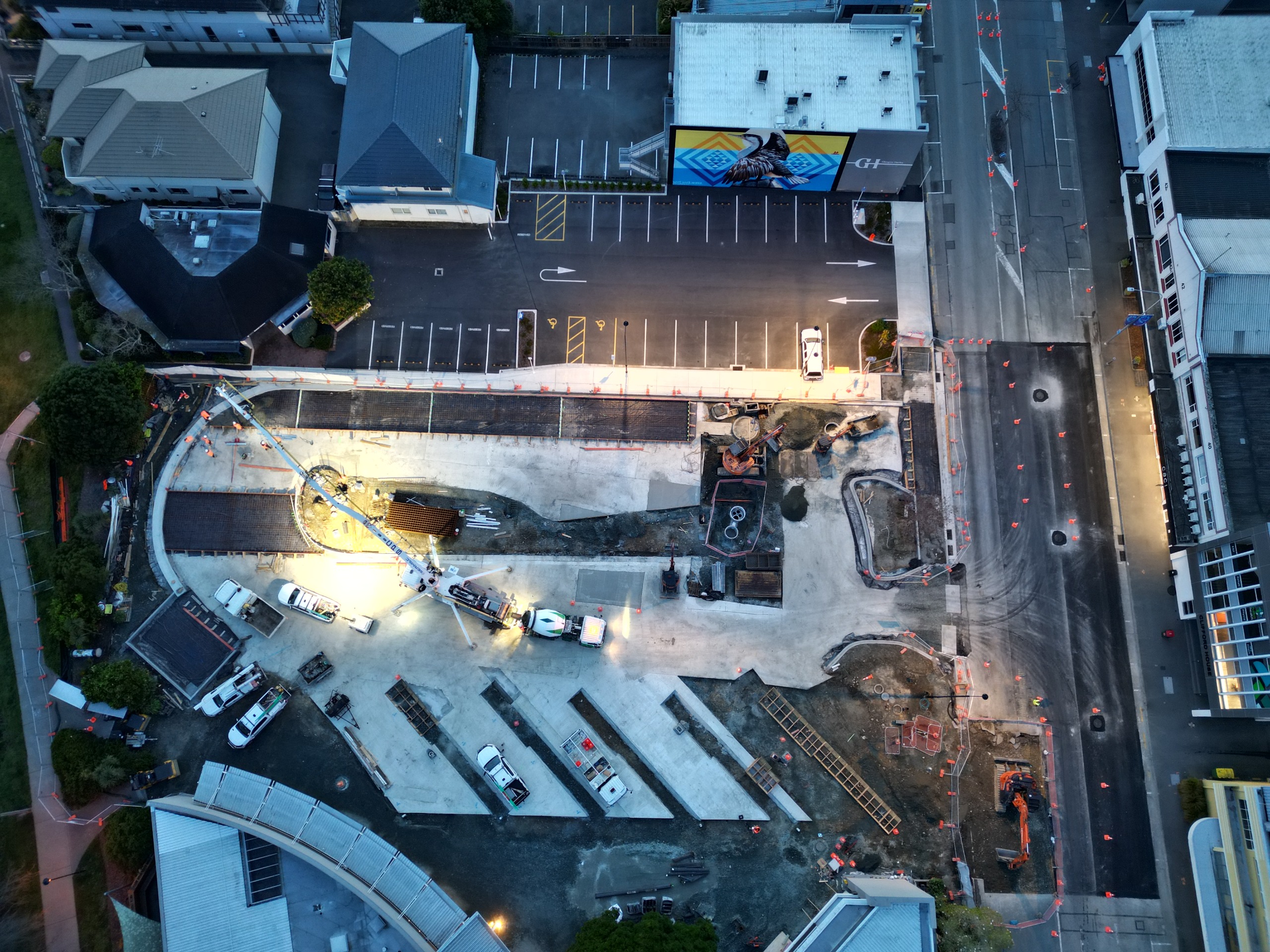 Bus hub taking shape! | Nelson Bus Hub | Shape Nelson